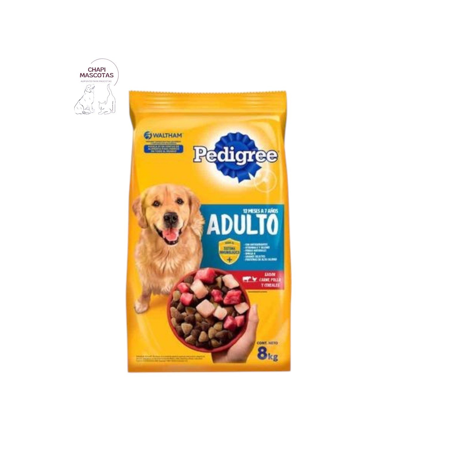 PEDIGREE ADULTO 8 KG — Chapi Mascotas